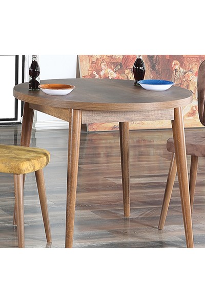 Mymassa -Q90 Barok Yuvarlak Mutfak Masası