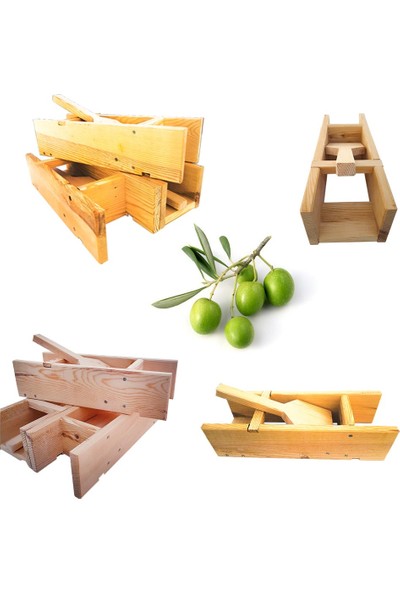 OnlineBahçem Ev Tipi Ahşap Zeytin Kırma Makinası Aleti OnlineBahçem Ev Tipi Ahşap Zeytin Kırma Makinası Aleti
