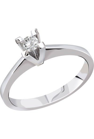 Pırlant 0.18 Karat Tektaş Pırlanta Yüzük