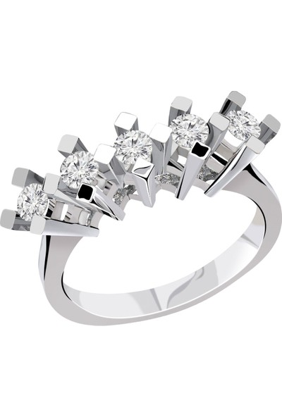 Pırlant 0.50 Karat Beştaş Pırlanta Yüzük
