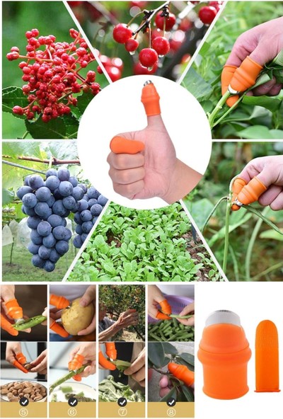 Htg Silikon Parmak Soyacak / Parmak Koruyuculu Tırnak Bıçak Htg Silikon Parmak Soyacak / Parmak Koruyuculu Tırnak Bıçak