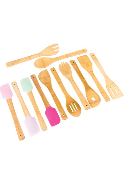 Naturalove 12 Parça Bambu Mutfak Servis Seti Naturalove 12 Parça Bambu Mutfak Servis Seti
