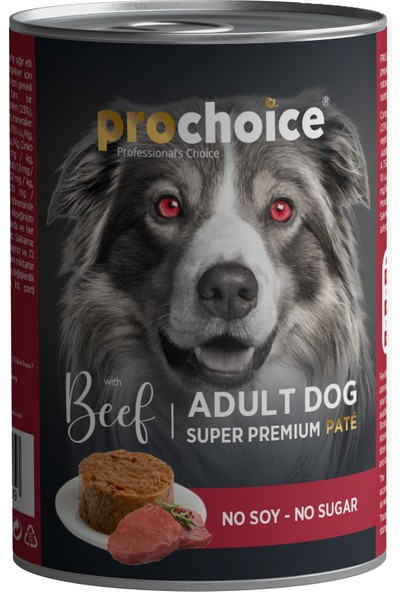 Pro Choice Prochoice Sığır Etli Yetişkin Köpek Konsevesi 400 gr Pro Choice Prochoice Sığır Etli Yetişkin Köpek Konsevesi 400 gr