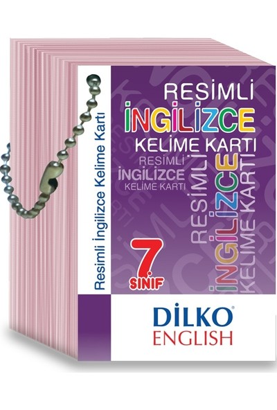 Dilko Yayıncılık 7. Sınıf Resimli Ingilizce Kelime Kartı