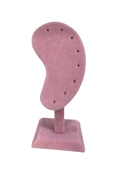 Aydindecor Kulak Figürlü Süet Pembe Ayaklı Küpe Standı (Aydındecor) Aydindecor Kulak Figürlü Süet Pembe Ayaklı Küpe Standı (Aydındecor)