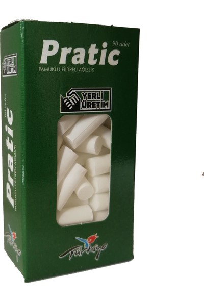 Pratic 10 Paket Sünger Tütün Filtresi 6 mm Pratic 10 Paket Sünger Tütün Filtresi 6 mm