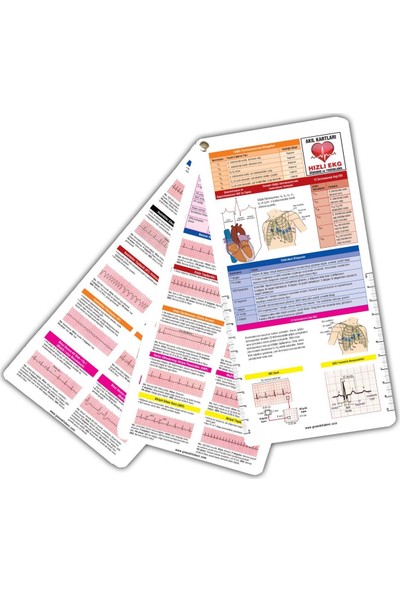 Hızlı Ekg Öğrenme ve Yorumlama Cep Kartı (Pvc)