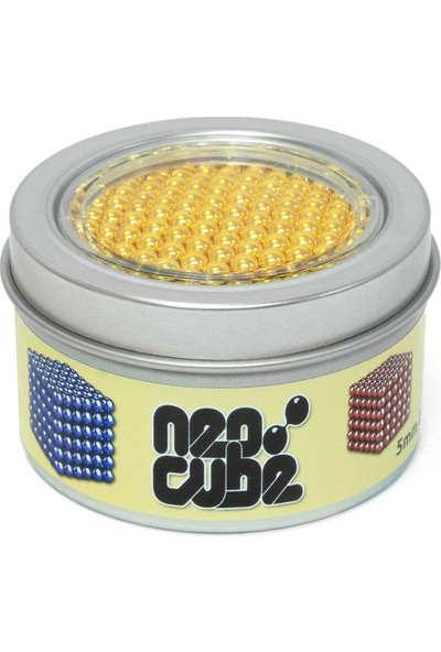 Neo Cube Mıknatıs Metal Kutu Altın Renk Neo Cube Mıknatıs Metal Kutu Altın Renk