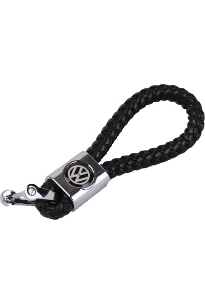 Dekohop Volkswagen Uyumlu Deri Örgü Anahtarlık Vida Kelepçeli Dekohop Volkswagen Uyumlu Deri Örgü Anahtarlık Vida Kelepçeli