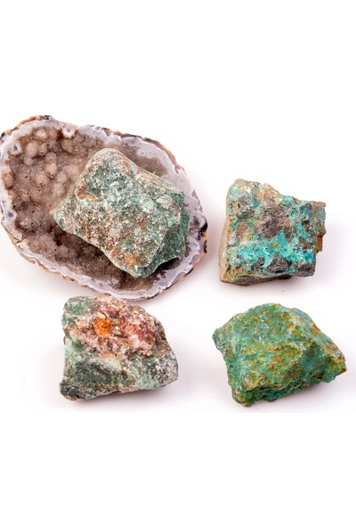 Taş Sandığı Ham Krizokol Taşı Kütle