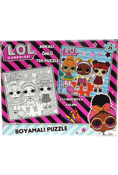 Laço Kids Lol Bebek Puzzle 35 Parça Boyamalı Çift Taraflı Puzzle Laço Kids Lol Bebek Puzzle 35 Parça Boyamalı Çift Taraflı Puzzle
