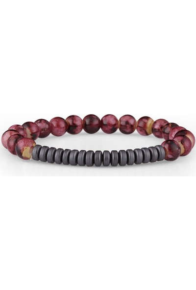 Fikir Harika Lal, Hematit Taşı Enerji Bileklik FH14043