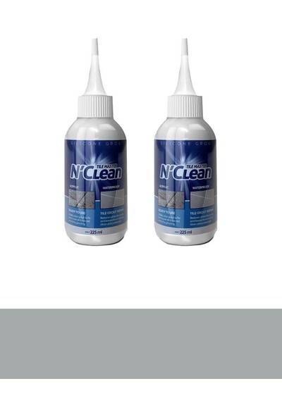Nclean Tile Master Pratik Kullanıma Hazır Silikonlu Derz Dolgusu Gri 225 Gram Nclean Tile Master Pratik Kullanıma Hazır Silikonlu Derz Dolgusu Gri 225 Gram