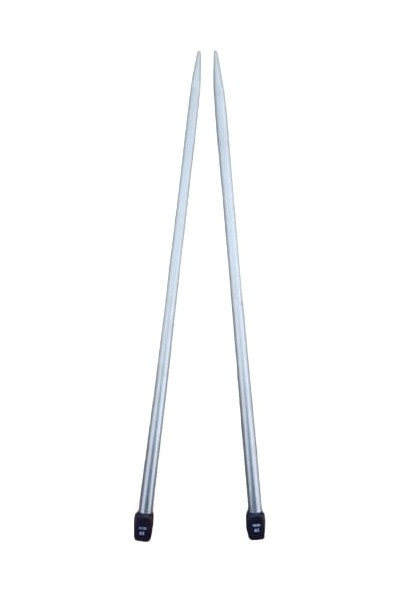 Tunç Düz Örgü Şişi 10 mm 35 cm