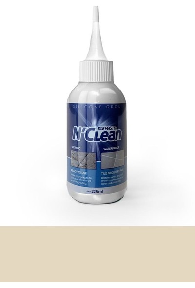 Nclean Tile Master Pratik Kullanıma Hazır Silikonlu Derz Dolgusu Krem 225 Gram Nclean Tile Master Pratik Kullanıma Hazır Silikonlu Derz Dolgusu Krem 225 Gram