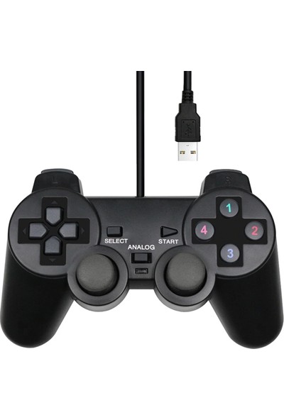 Zabata Ps3 Ps4 Pc Oyun Kolu Joystick USB Kablolu Gamepad Kol Playstation Bilgisayar Uyumlu Zabata Ps3 Ps4 Pc Oyun Kolu Joystick USB Kablolu Gamepad Kol Playstation Bilgisayar Uyumlu
