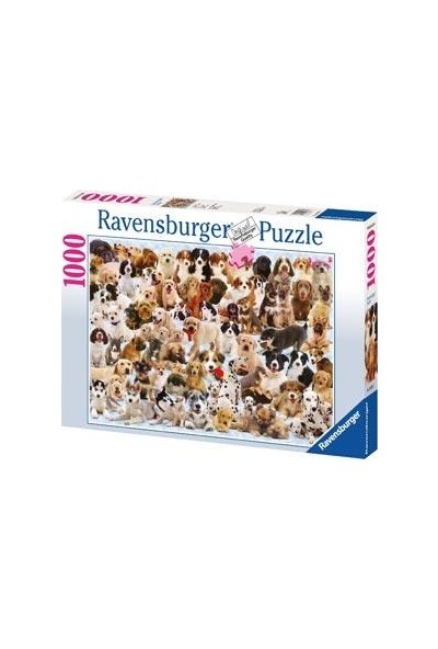 Ravensburger Puzzle - 1000 Parçalı Yavru Köpekli Eğlenceli Pazıl Ravensburger Puzzle - 1000 Parçalı Yavru Köpekli Eğlenceli Pazıl