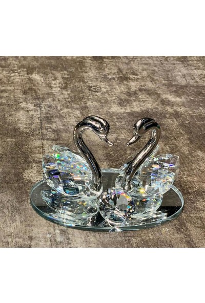 Deco Vien Kristal Cam Kuğu 1