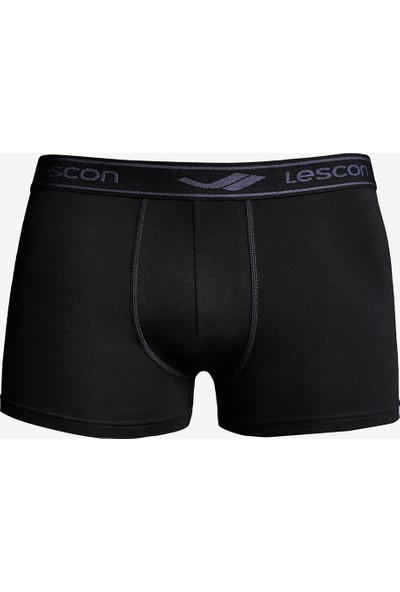 Lescon Siyah Erkek Boxer 21B - 1400 Lescon Siyah Erkek Boxer 21B - 1400