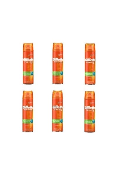 Gillette Fusion 5 Ultra Hassas Tıraş Jeli 6 x 200 ml Gillette Fusion 5 Ultra Hassas Tıraş Jeli 6 x 200 ml