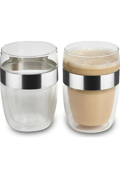 Paşabahçe 75152 Chalet Latte Çift Cidarlı 2'li Bardak Seti Paşabahçe 75152 Chalet Latte Çift Cidarlı 2'li Bardak Seti