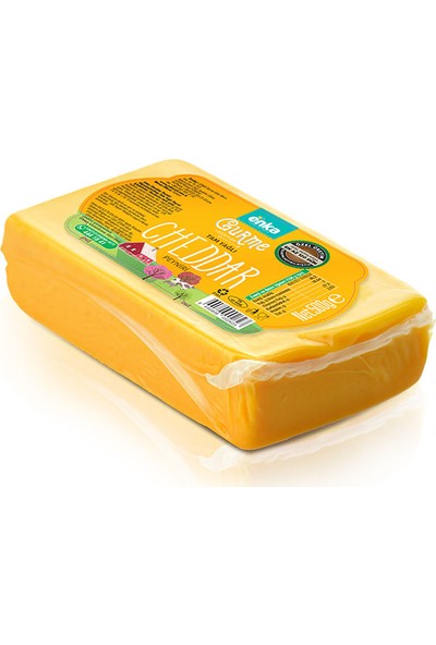 Enka Tam Yağlı Cheddar Peyniri 500 gr Enka Tam Yağlı Cheddar Peyniri 500 gr