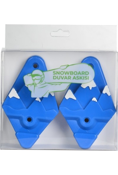 Mountain Snowboard Duvar Askısı