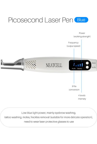 Synope Profesyonel Lazer Picosecond Neatcell Kalem Mavi Kırmızı Dövme Silme Kalemi Synope Profesyonel Lazer Picosecond Neatcell Kalem Mavi Kırmızı Dövme Silme Kalemi
