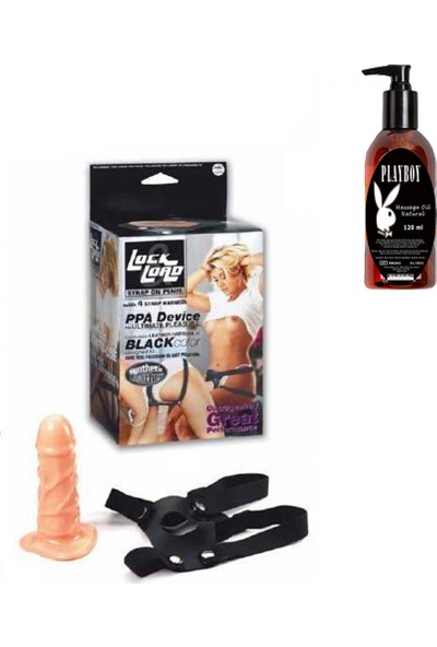 Nmc Lock Load Belden Bağlamalı Protez ve Playboy Masaj Yağı Nmc Lock Load Belden Bağlamalı Protez ve Playboy Masaj Yağı