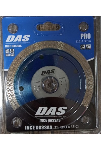 Das Ince Hassas Granit Kesici 115X1,3MM Das Ince Hassas Granit Kesici 115X1,3MM