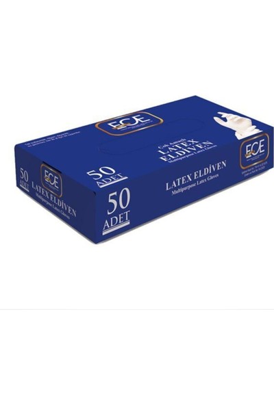 Ece Çok Amaçlı Lateks Eldiven 50'li