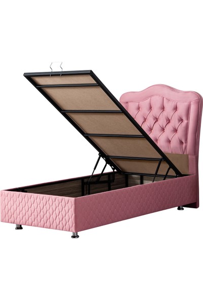 Setay Camelli Tek Kişilik Baza Başlık Seti, Pembe