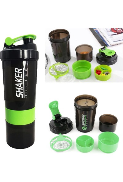 Maksipazar Spıder Bottle Sporcu Matara Shaker Hap Toz Bölmeli Suluk Termos Maksipazar Spıder Bottle Sporcu Matara Shaker Hap Toz Bölmeli Suluk Termos