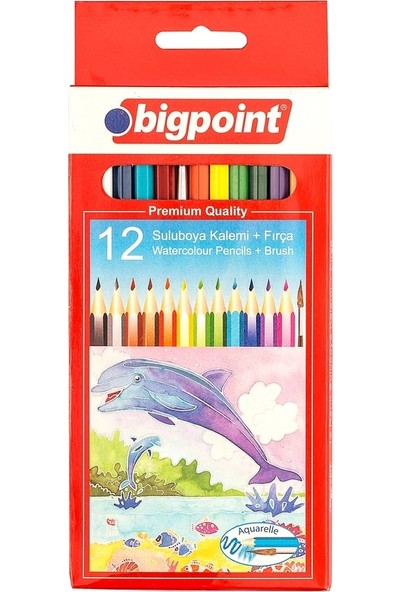 Bigpoint 12Lİ Suluboya Kalemi Bigpoint 12Lİ Suluboya Kalemi