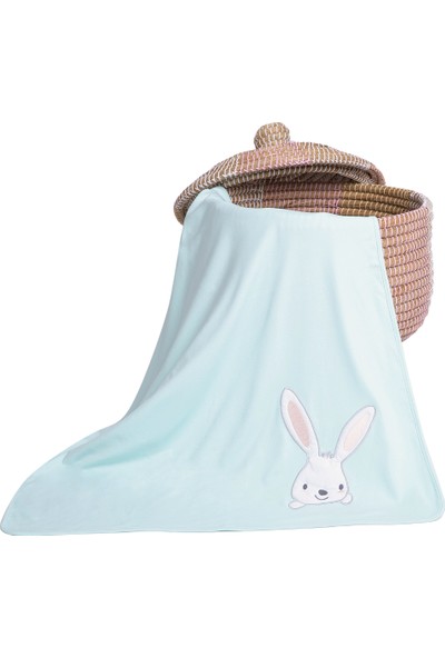Baby Tales Bebek Pamuk Tavşan Battaniye Mint Baby Tales Bebek Pamuk Tavşan Battaniye Mint