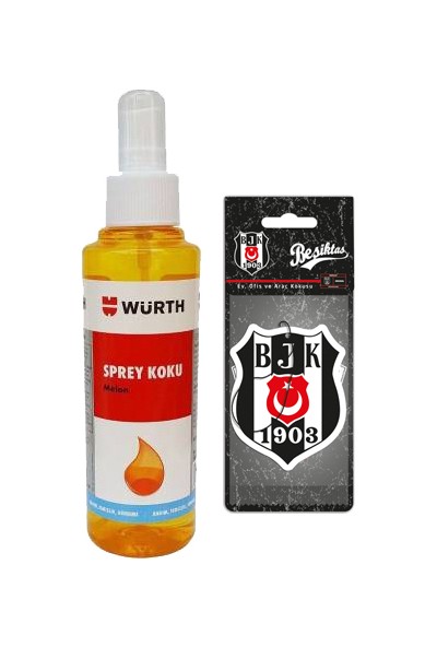 Würth Kavun Sprey Araç Kokusu + Lisanslı Beşiktaş Kokusu Würth Kavun Sprey Araç Kokusu + Lisanslı Beşiktaş Kokusu