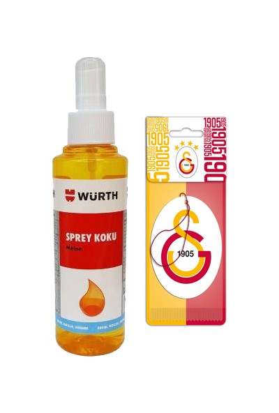 Würth Kavun Sprey Araç Kokusu + Lisanslı Galatasaray Kokusu Würth Kavun Sprey Araç Kokusu + Lisanslı Galatasaray Kokusu