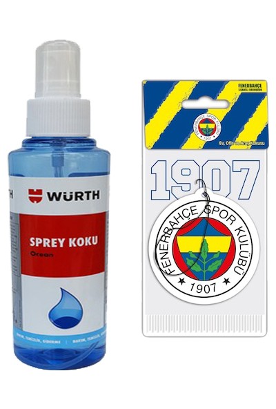 Würth Okyanus Esintisi Araç Kokusu + Lisanslı Fenerbahçe Kokusu Würth Okyanus Esintisi Araç Kokusu + Lisanslı Fenerbahçe Kokusu