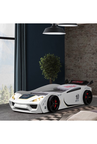 Setay Vento Rüzgarlıklı Arabalı Yatak, Beyaz