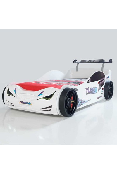 Setay Süpers Rüzgarlıklı Arabalı Yatak, Beyaz