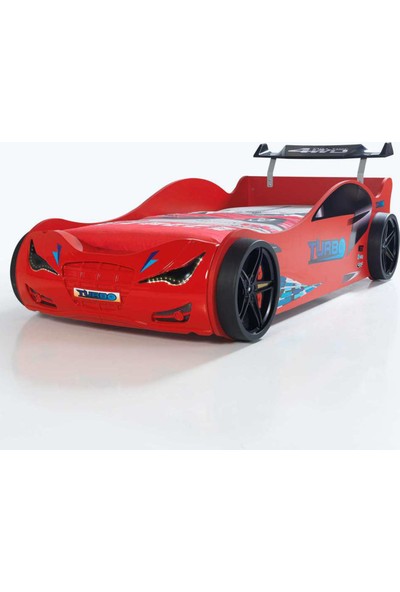 Setay Süpers Rüzgarlıklı Arabalı Yatak, Kırmızı