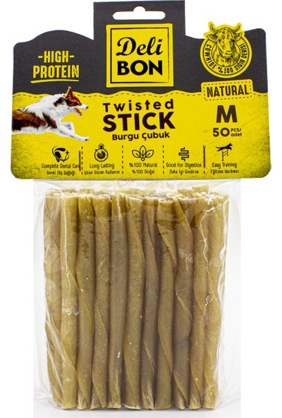 Delibon Gerçek Deriden Kalın Burgu Çubuk KALINX50AD. - Natural Delibon Gerçek Deriden Kalın Burgu Çubuk KALINX50AD. - Natural