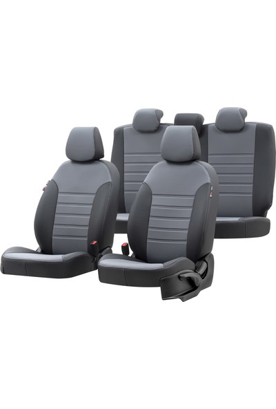 Otom V.w. Caddy 2011-2015 Özel Üretim Koltuk Kılıfı Istanbul Design Füme - Siyah Otom V.w. Caddy 2011-2015 Özel Üretim Koltuk Kılıfı Istanbul Design Füme - Siyah