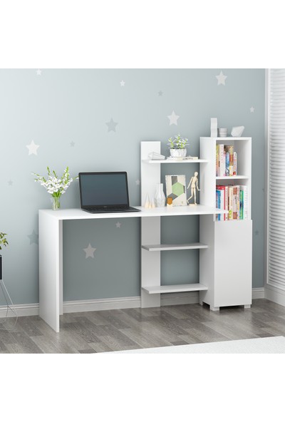 Cantek Loren Çalışma Masası Beyaz