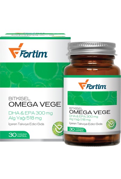Fortim Vegan Omega-3 30'lu