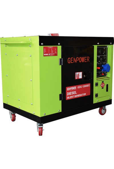 Genpower Gdg 12000 Ec Oto 12 Kva Dizel Ses Izolasyon Kabinli ,otomatik ,transfer Panolu Monofaze Portatif Jeneratör Genpower Gdg 12000 Ec Oto 12 Kva Dizel Ses Izolasyon Kabinli ,otomatik ,transfer Panolu Monofaze Portatif Jeneratör