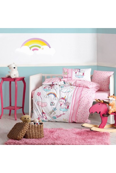 Cotton Box Bebek Nevresim Takımı Unicorn Pembe Cotton Box Bebek Nevresim Takımı Unicorn Pembe