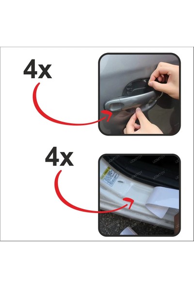 TSC Araç Kapı Kolu ve Kapı Içi Koruma Film Seti