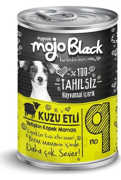 My Dog Mydog Mojo Black Kuzu Etli Köpek Konservesi 415 gr My Dog Mydog Mojo Black Kuzu Etli Köpek Konservesi 415 gr