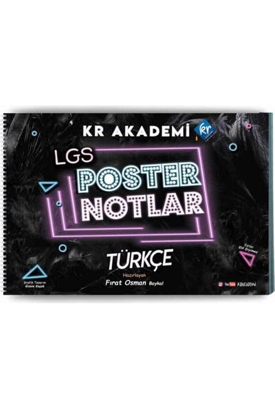 Kr Akademi LGS Türkçe Poster Notları